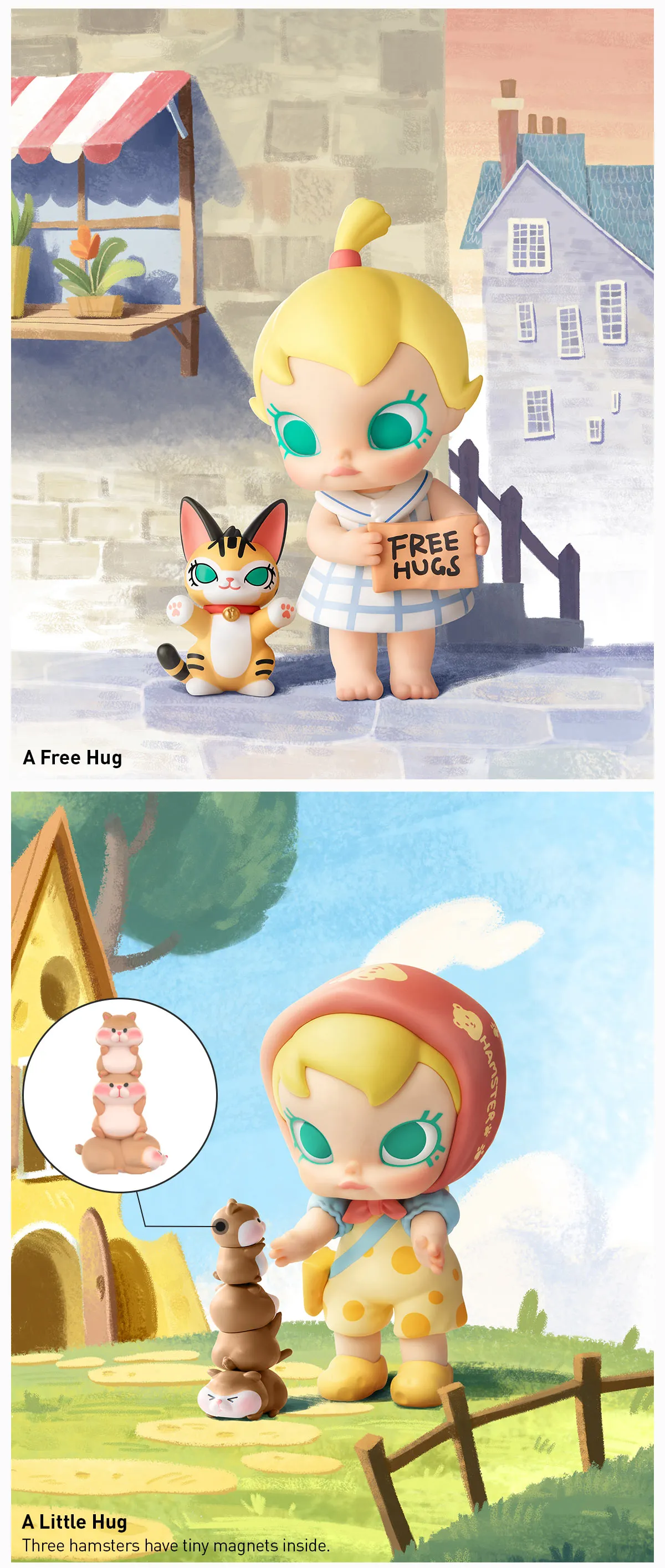 POP NOW:Baby Molly My Huggable Discovery Series Figures - POP MART ...
