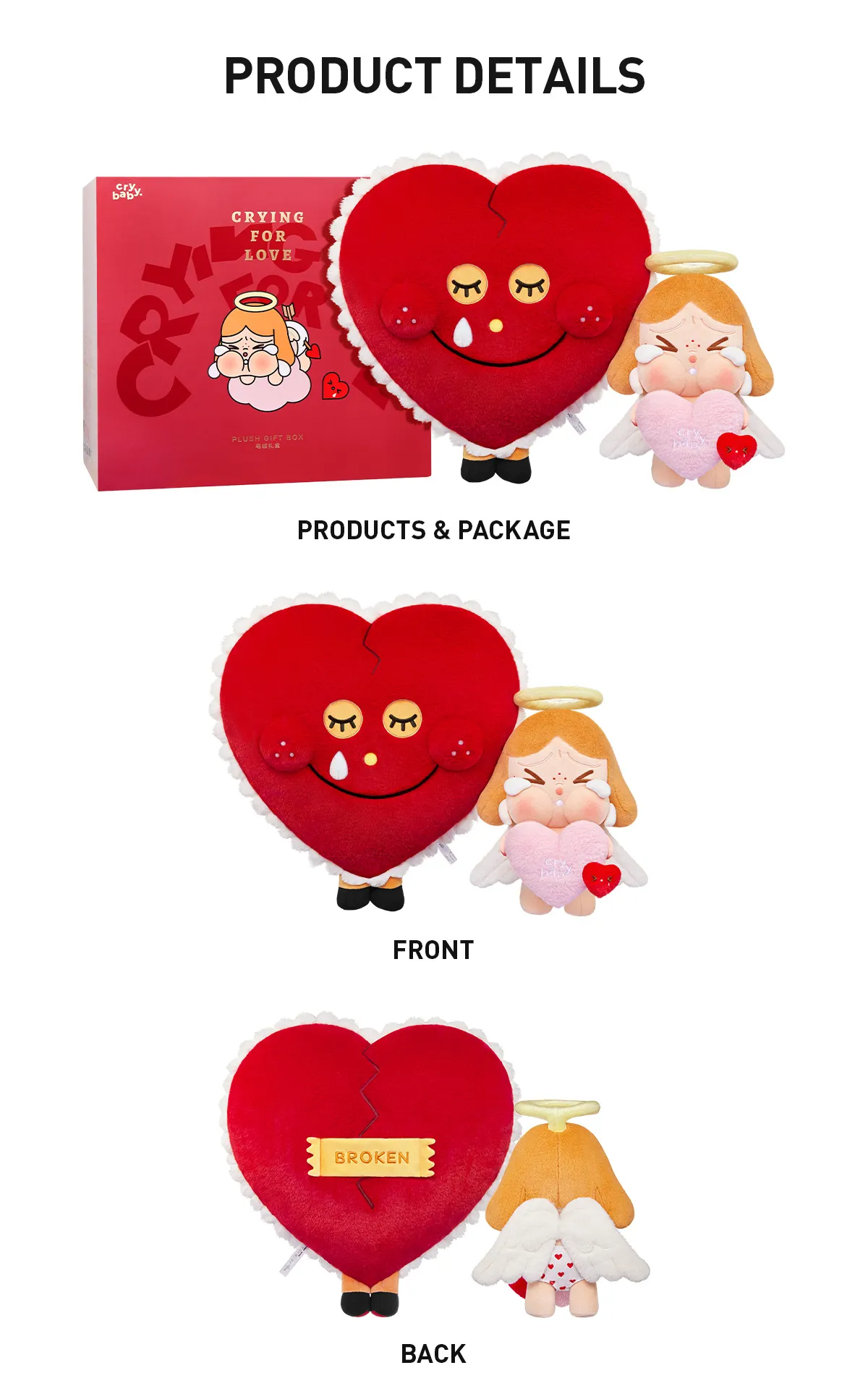 CRYBABY Crying for Love Series-Plush Gift Box - POP MART (United States)