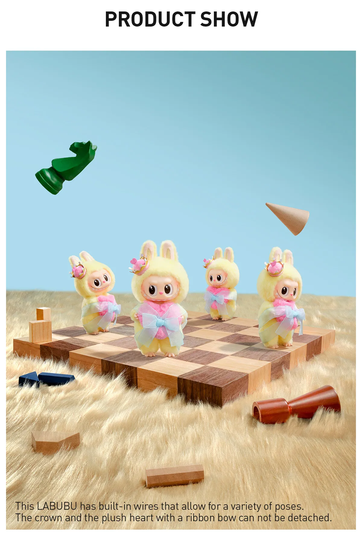 THE MONSTERS Let's Checkmate Series-Vinyl Plush Hanging Card - POP MART ...