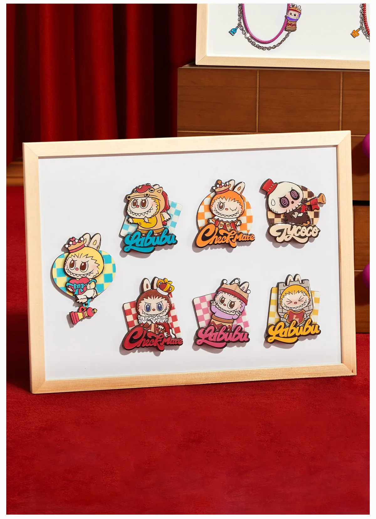 POP NOW:THE MONSTERS Let's Checkmate Series-Fridge Magnet Blind Box ...