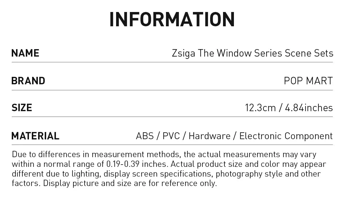 Zsiga The Window Series Scene Sets - POP MART (United States)