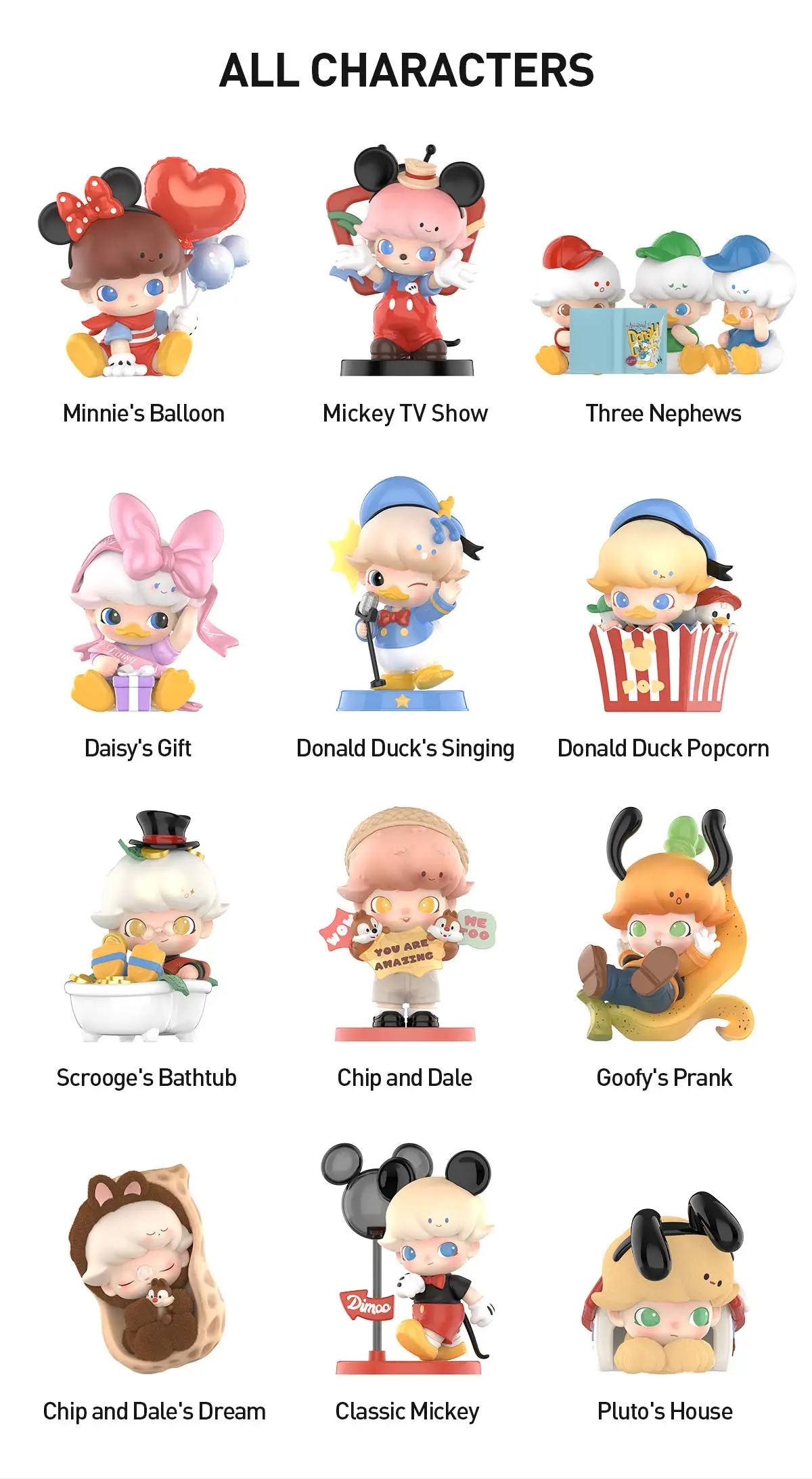 POP NOW:DIMOO WORLD × DISNEY Series Figures - POP MART (Canada)