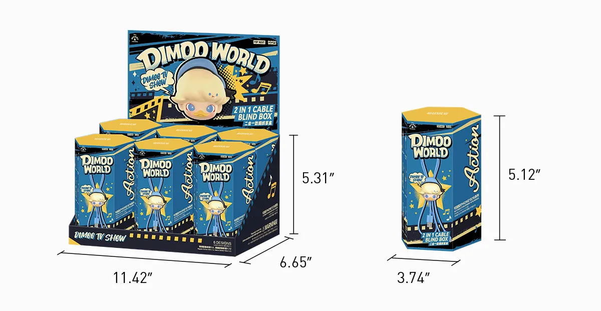 POP NOW:DIMOO WORLD × DISNEY Series-2 in 1 Cable Blind Box - POP MART ...