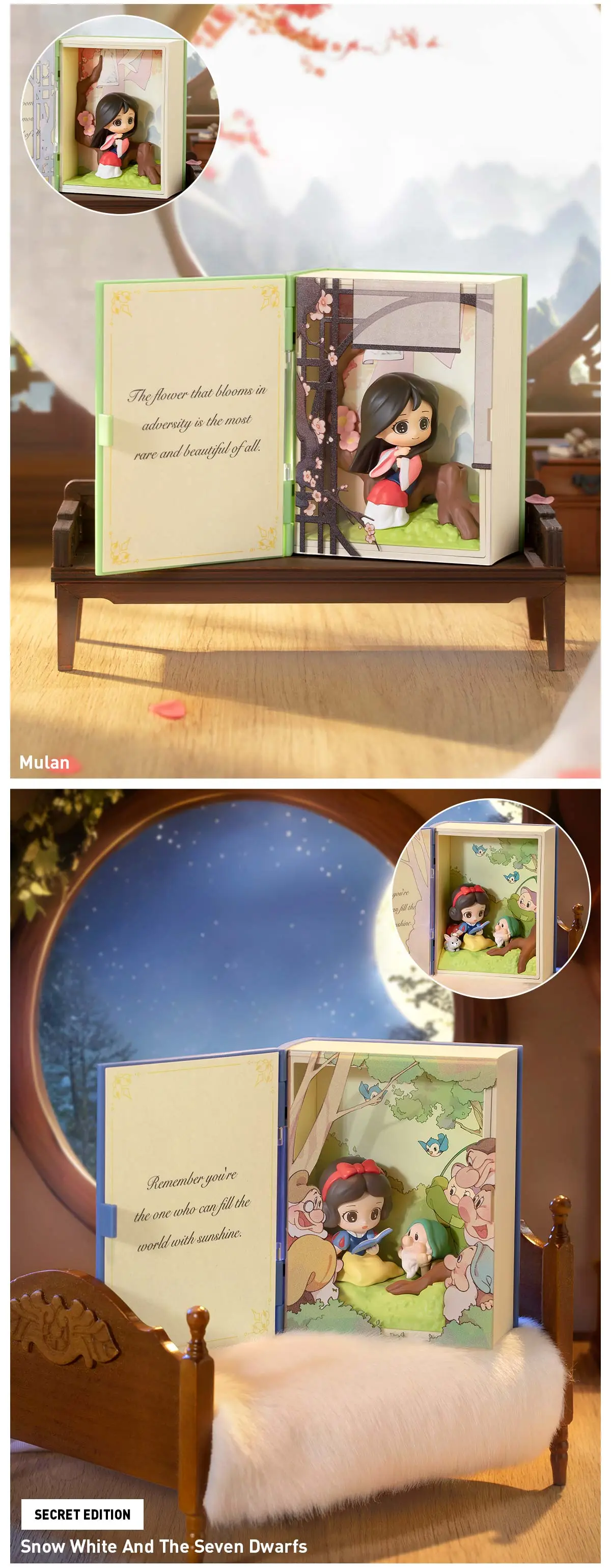 POP NOW:Disney Princess's Fairy Tales Series Scene Sets - POP MART (Canada)