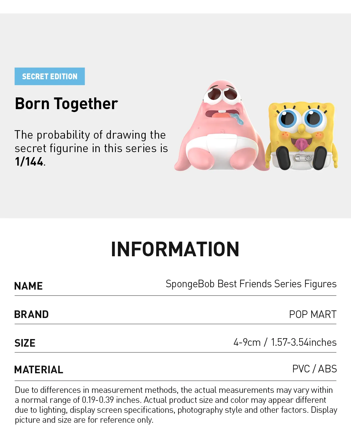 POP NOW:SpongeBob Best Friends Series Figures - POP MART (United States)