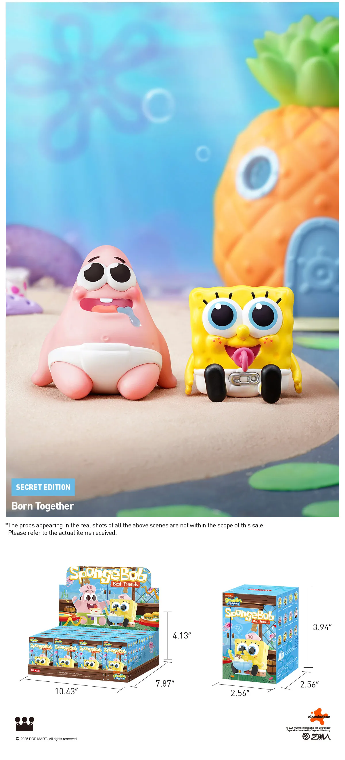 POP NOW:SpongeBob Best Friends Series Figures - POP MART (United States)