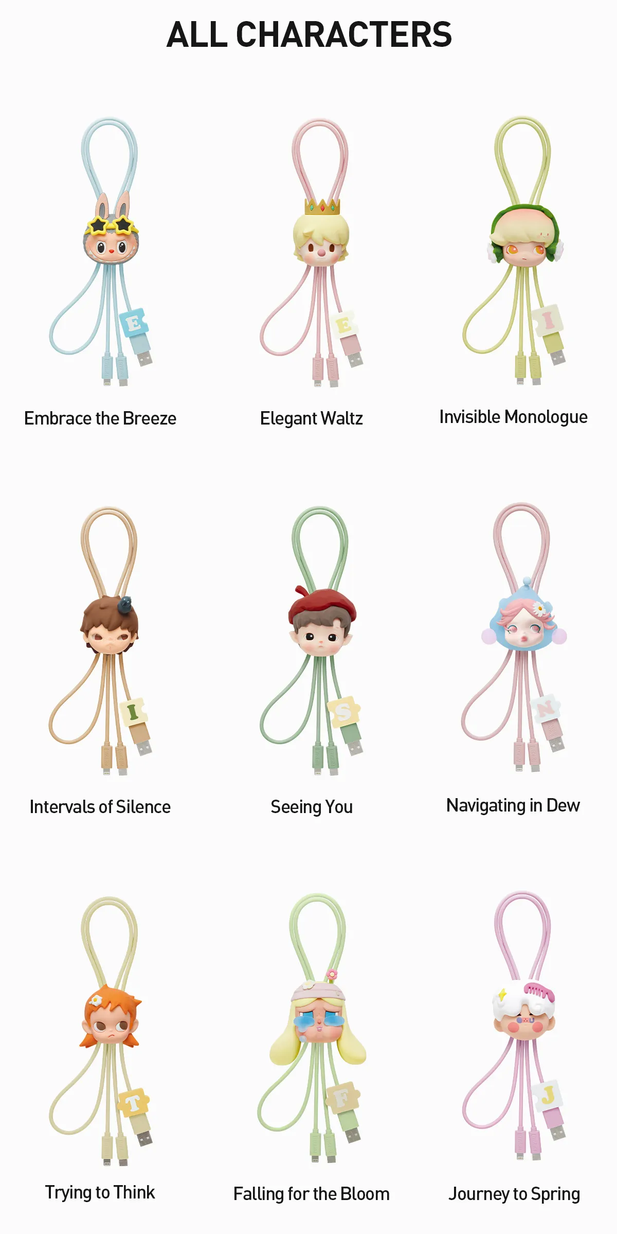 [LIVE] Hand in Hand Series-2 in 1 Cable Blind Box - POP MART (United ...