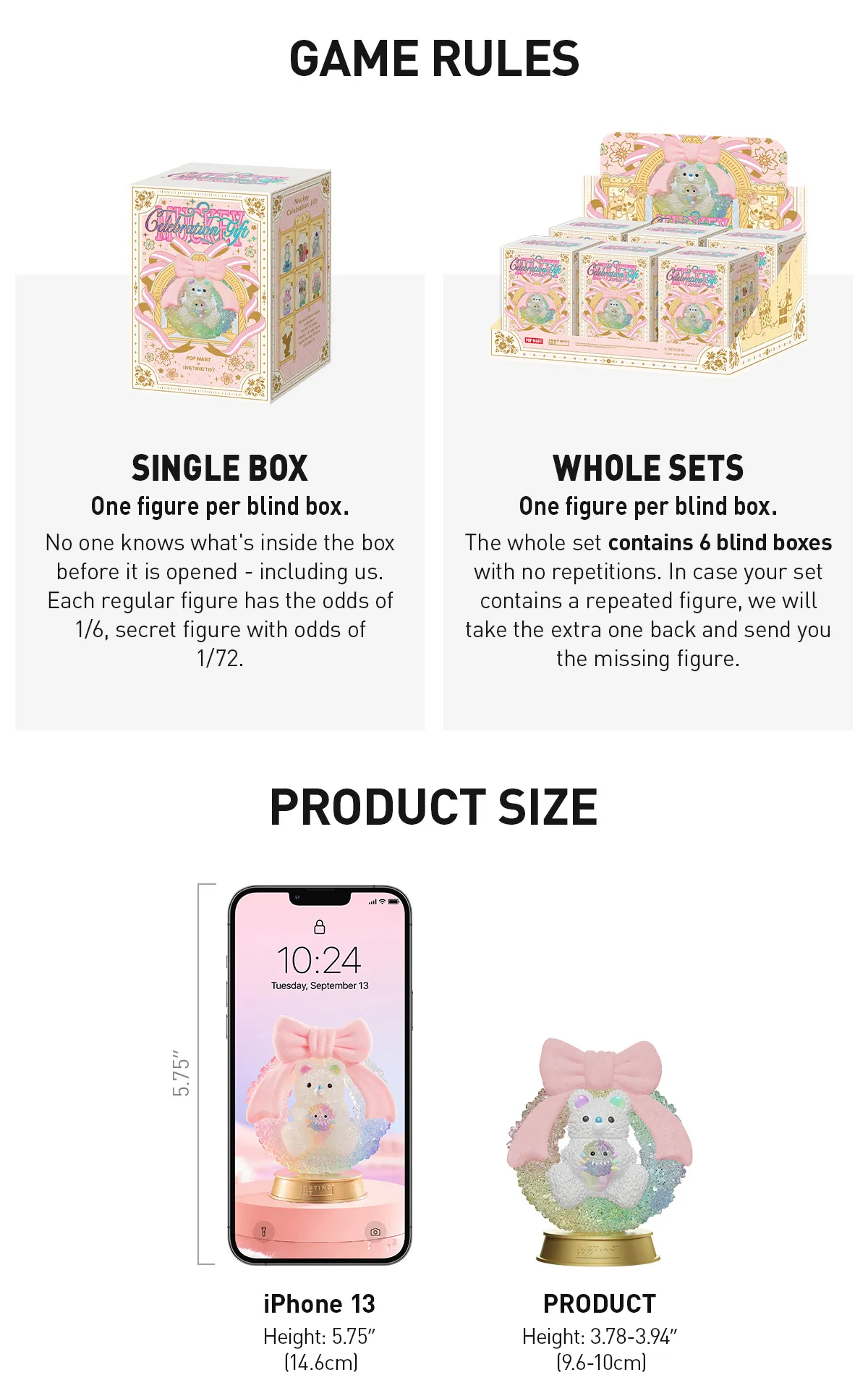 POP NOW:INSTINCTOY Muckey Celebration gift Series Figures - POP MART ...