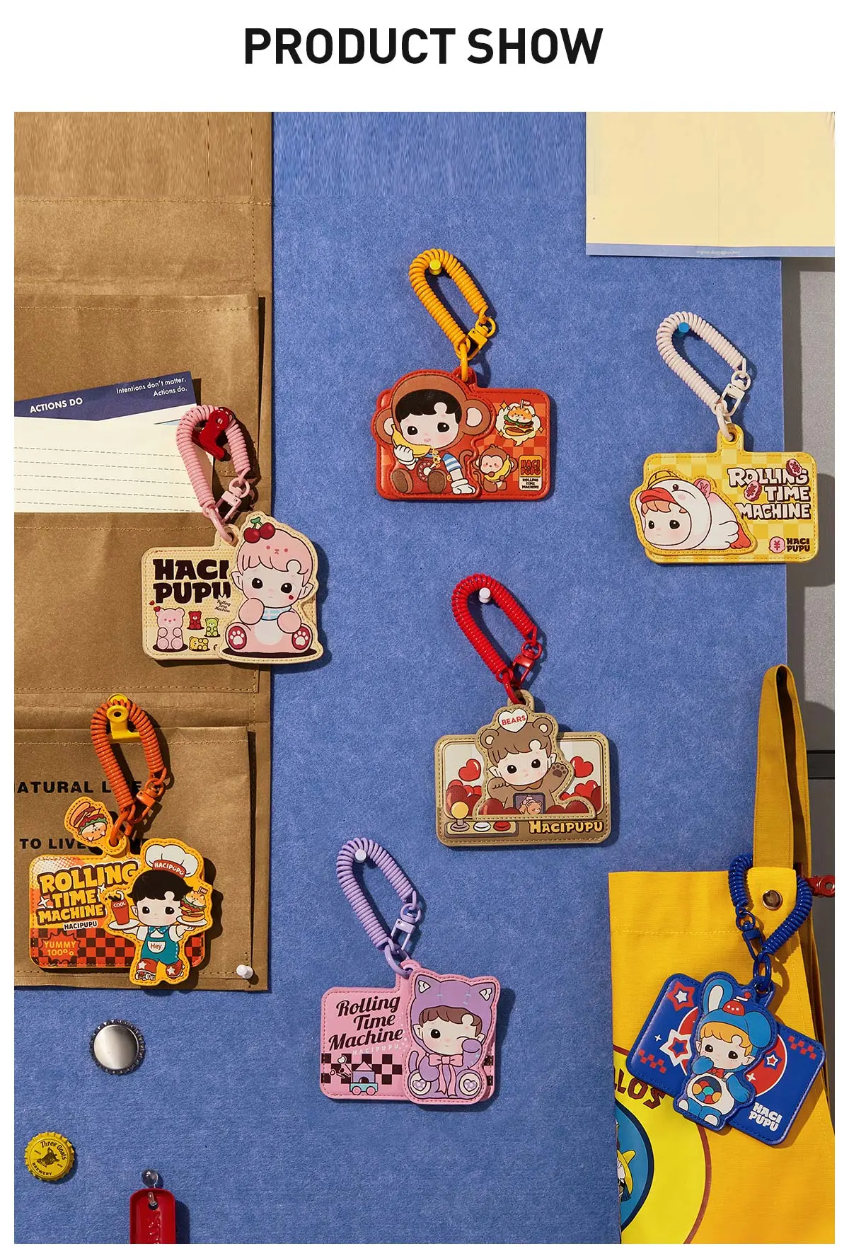 HACIPUPU-Rolling Time Machine Series-Card Holder Blind Box - POP MART ...