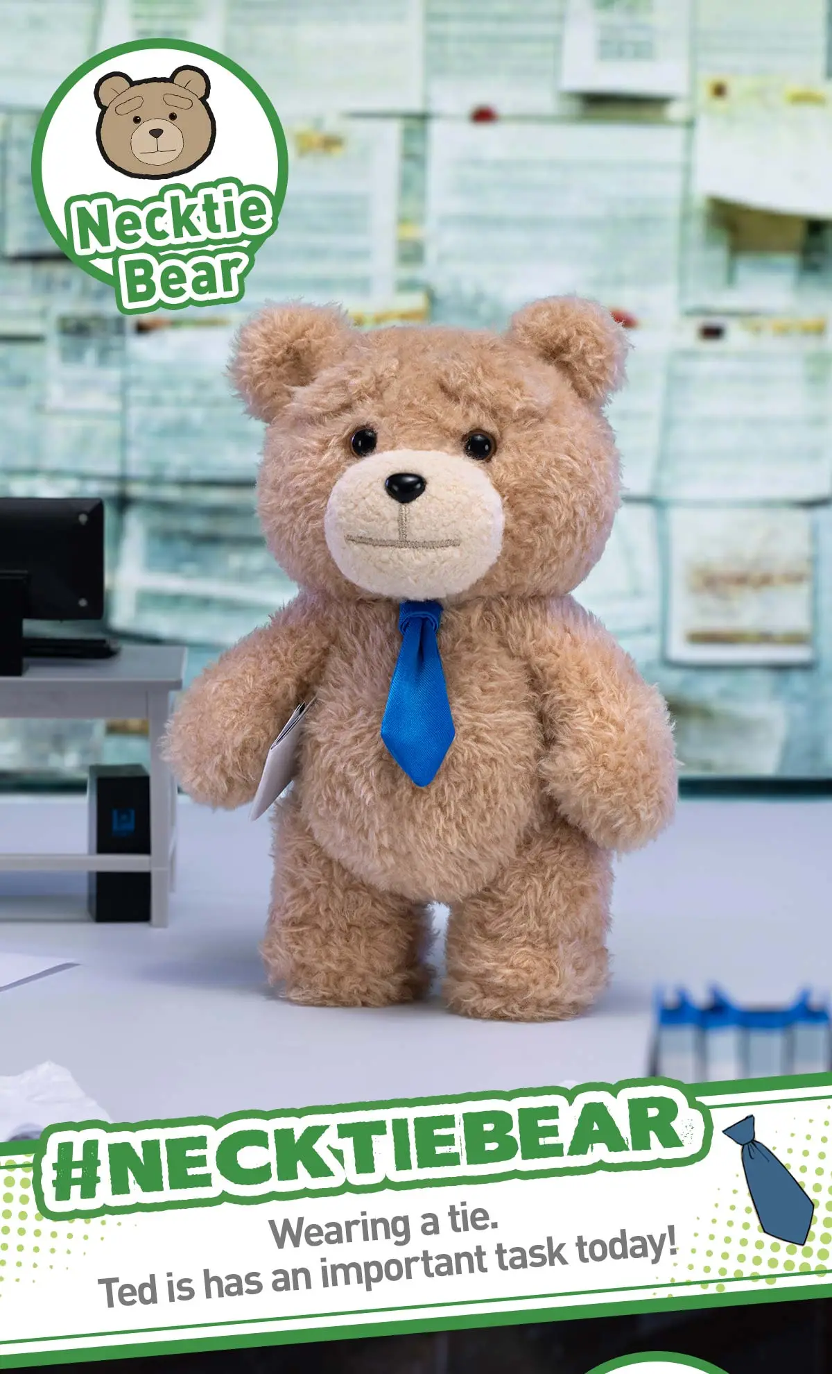 POP NOW:Ted2 Teddy Bear Action Plush Pendant - POP MART (United States)