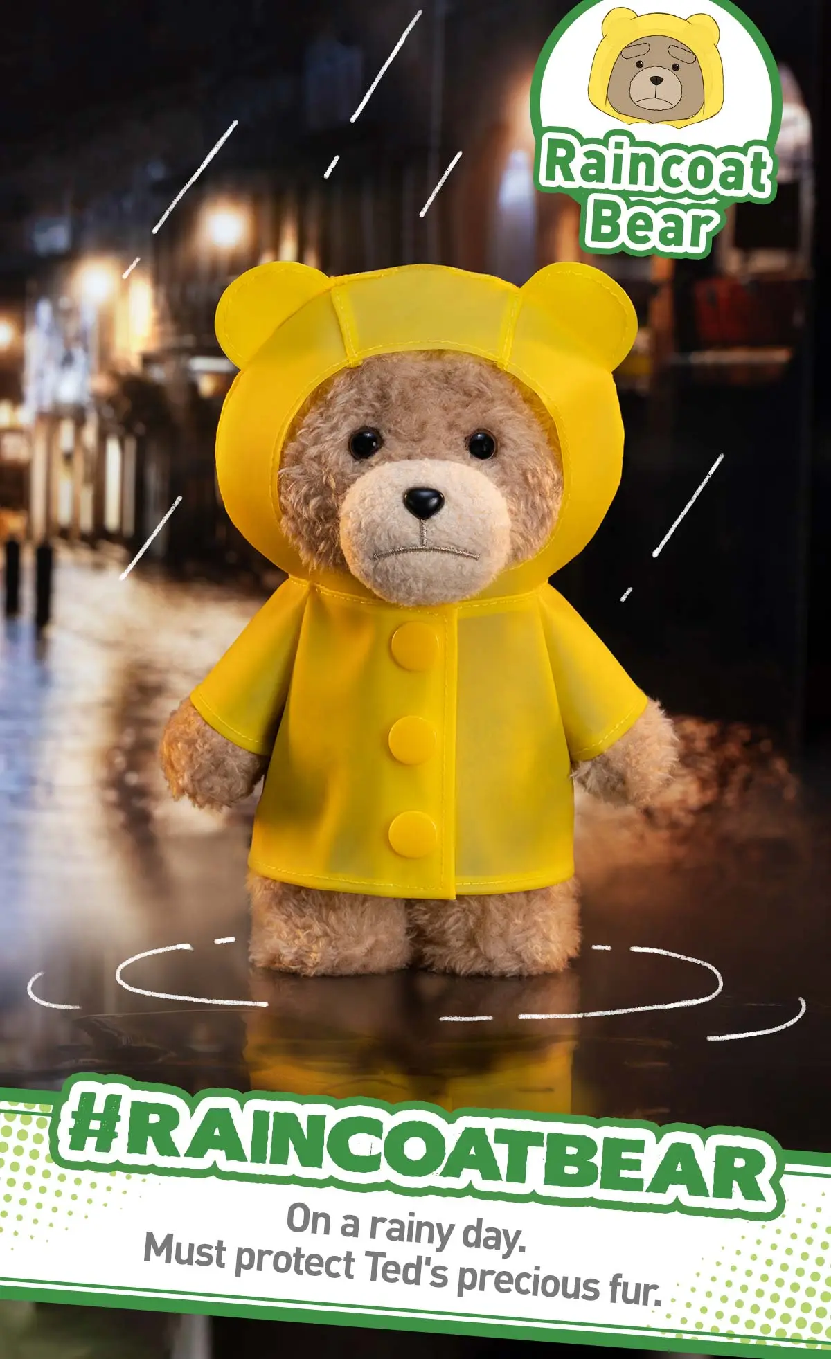 POP NOW:Ted2 Teddy Bear Action Plush Pendant - POP MART (United States)