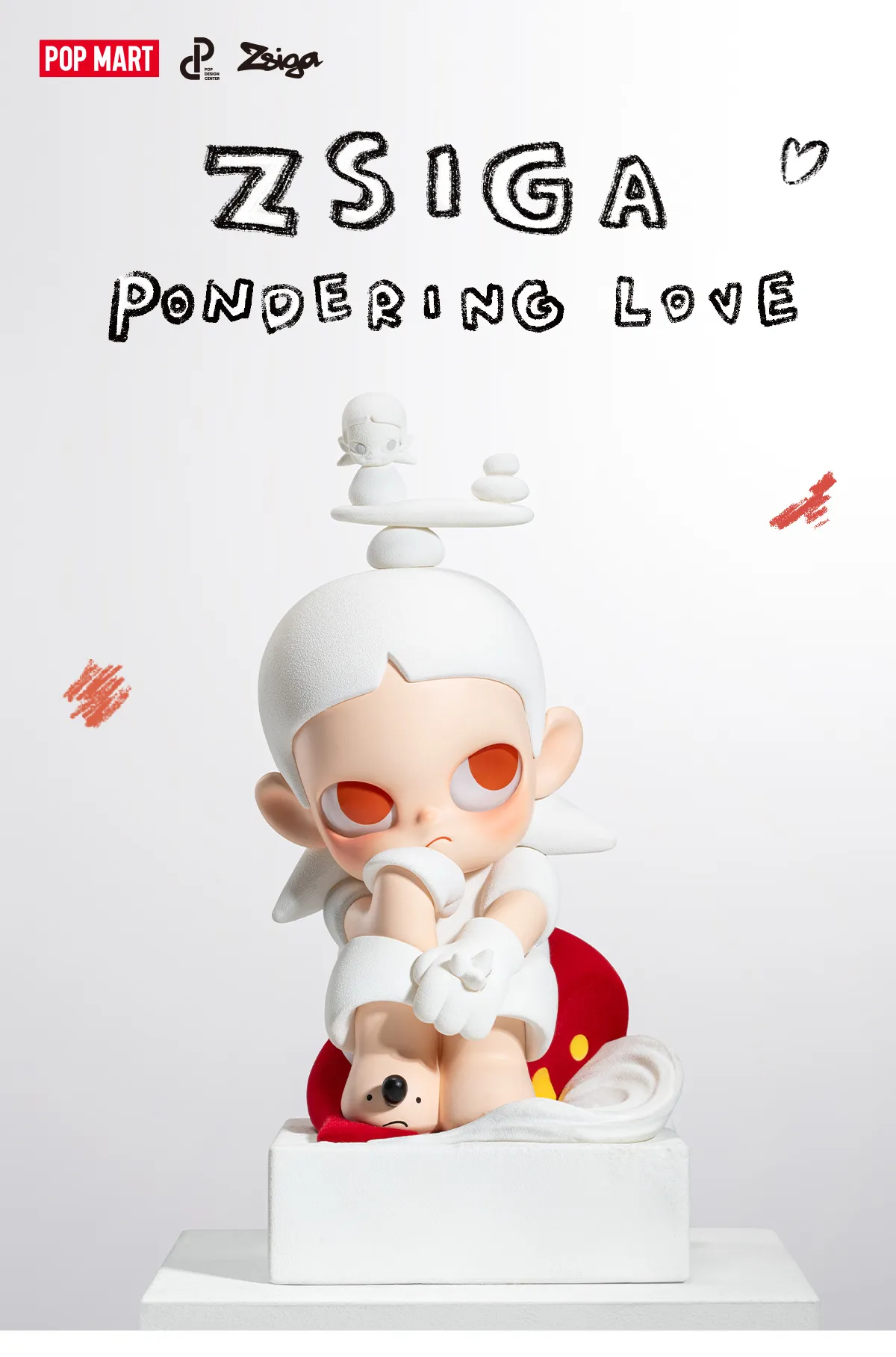 Zsiga Pondering Love Figurine - POP MART (Canada)