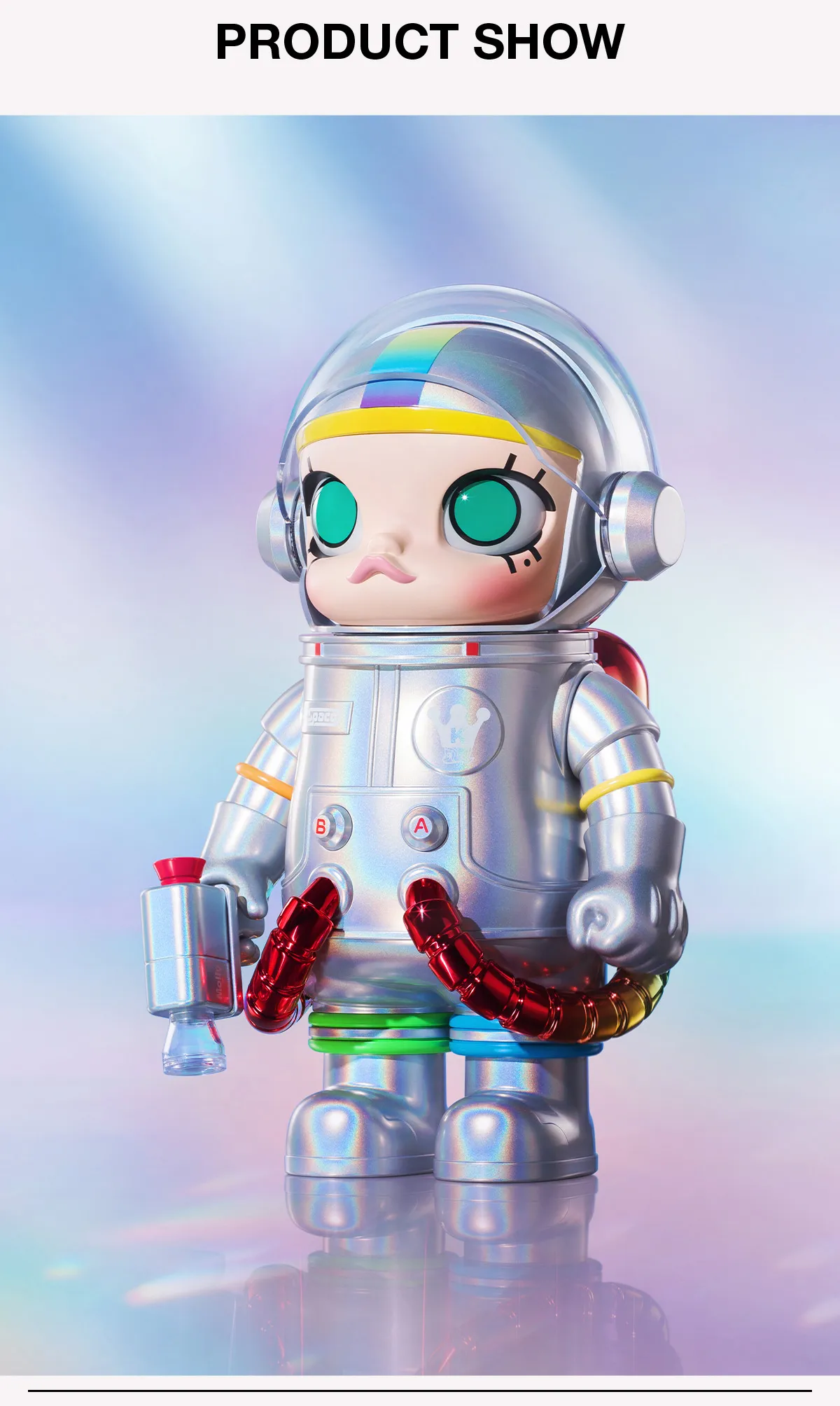 MEGA SPACE MOLLY 400% Rainbow 2.0 - POP MART (United States)