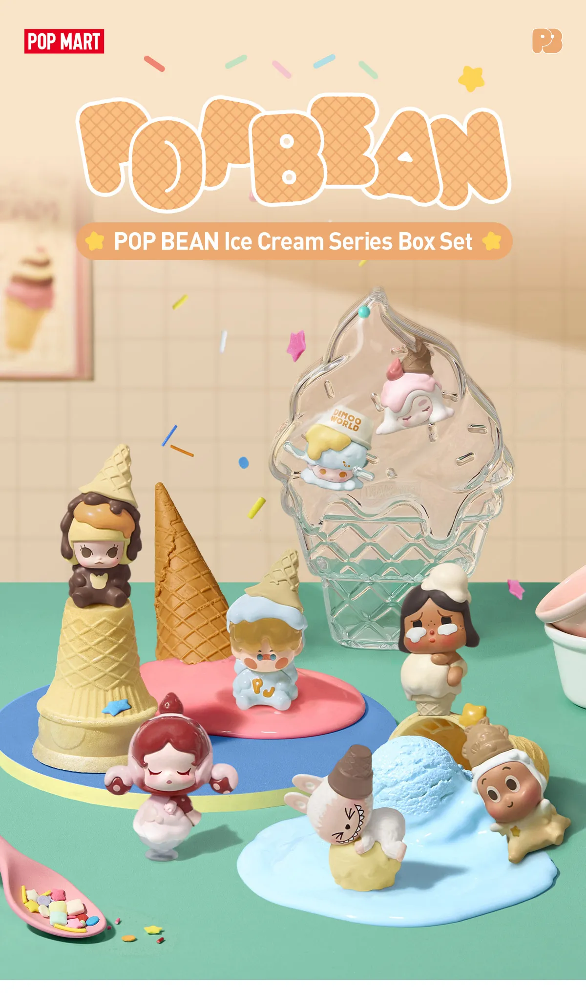 POP BEAN Ice Cream Series Box Set - POP MART (United States)