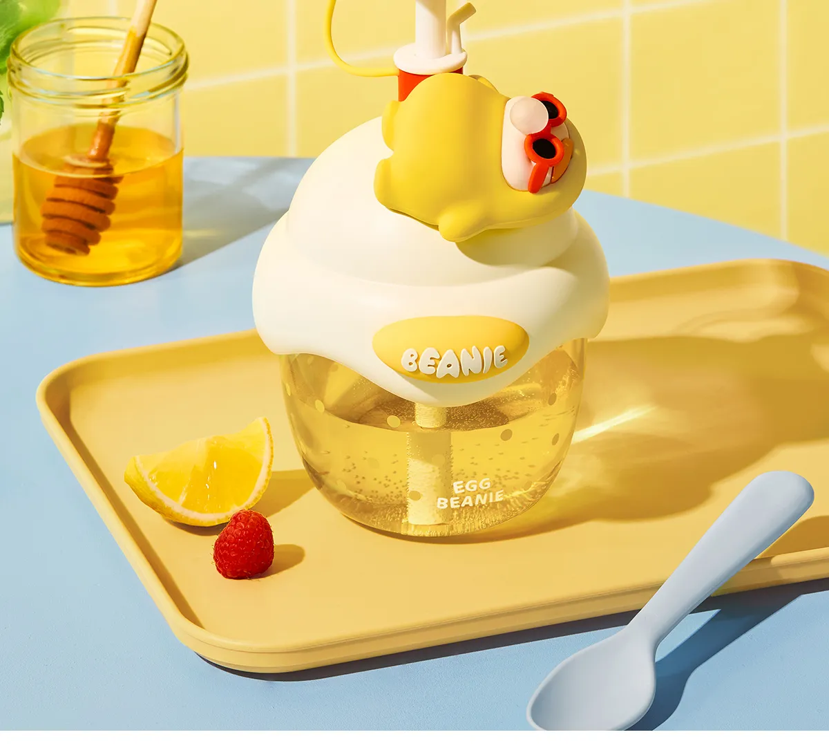 PUCKY Egg Beanie Series-Straw Cup - POP MART (Canada)