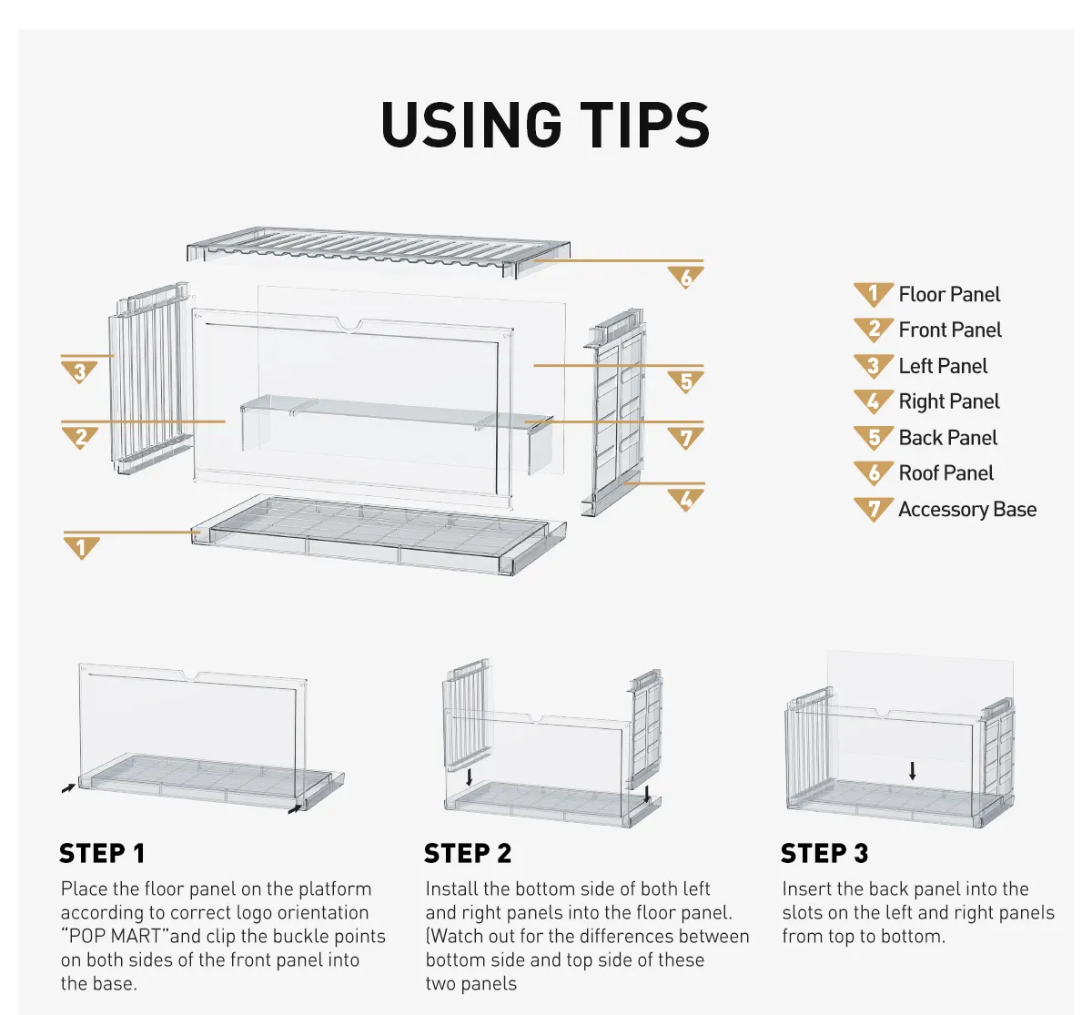 POP MART 100% Assemblable Lighted Display Container - POP MART (United ...
