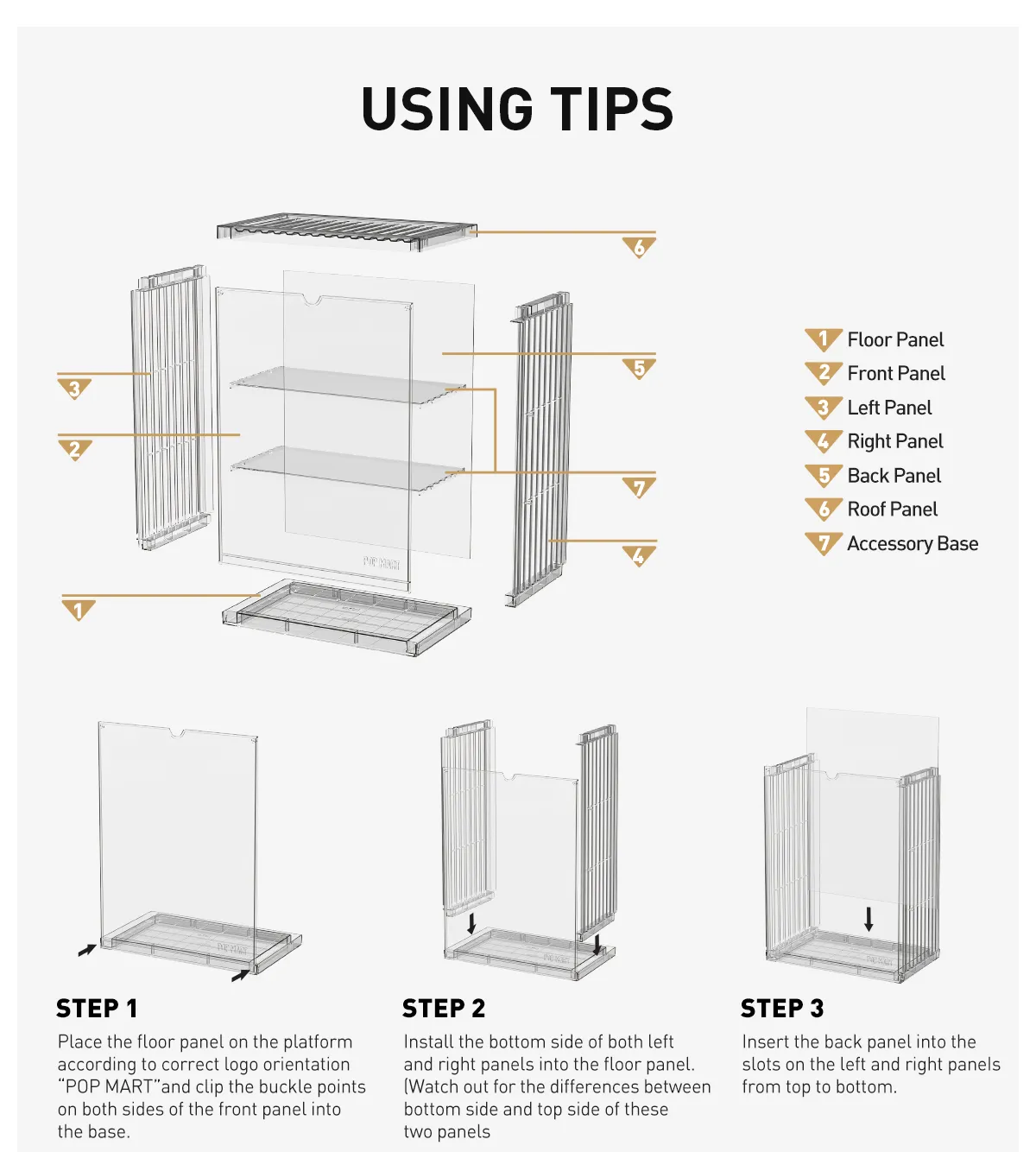 POP MART 400% Assemblable Lighted Display Container - POP MART (United ...