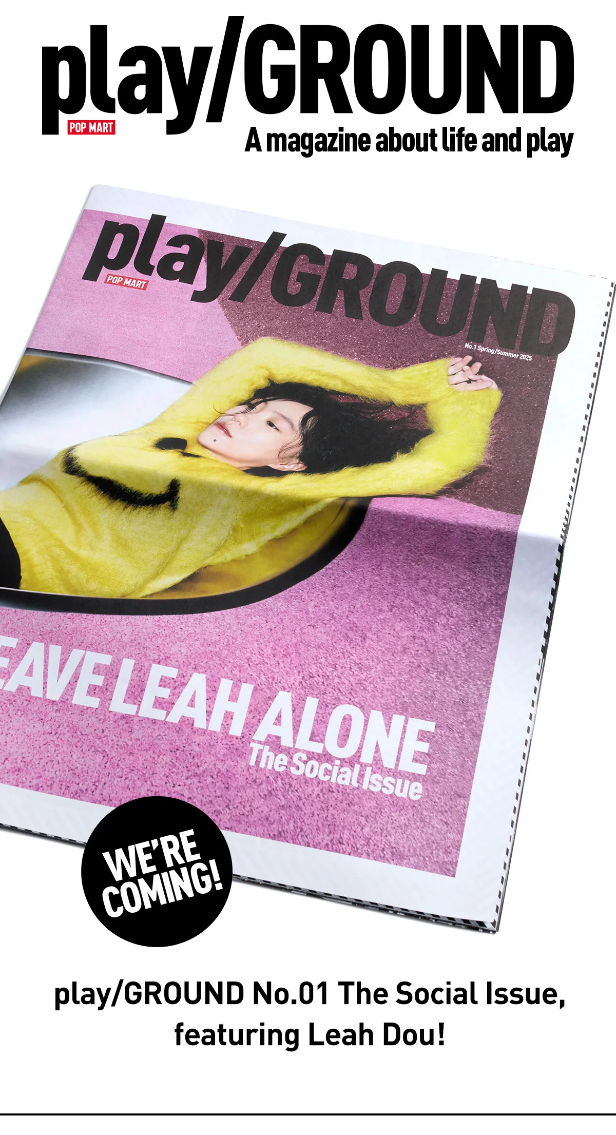 [Online Delivery Only] play/GROUND Magazine No.1, Spring/Summer 2025 ...