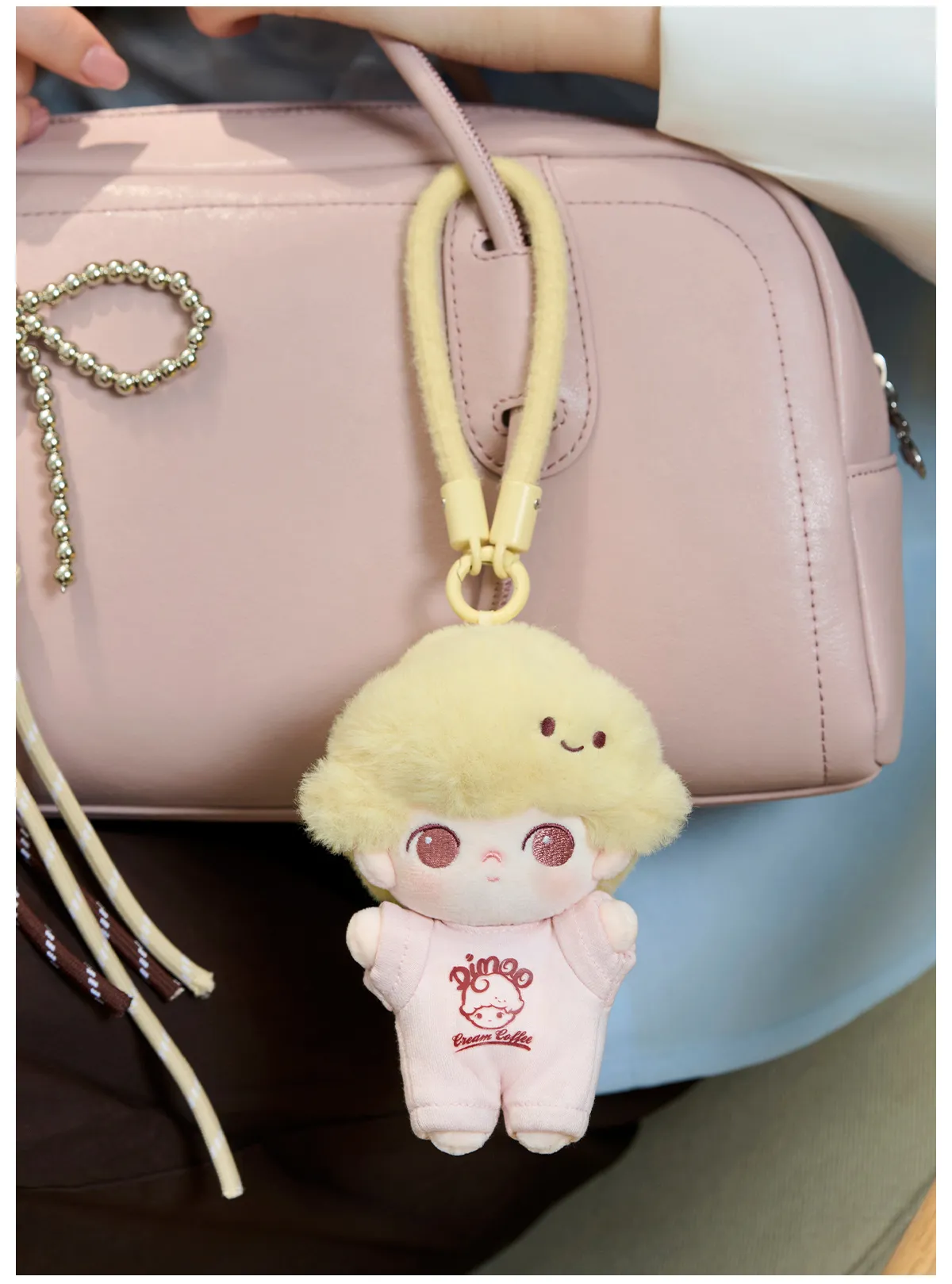 POP NOW:DIMOO Crush on Coffee Series-Soft-faced Plush Keychain Blind ...