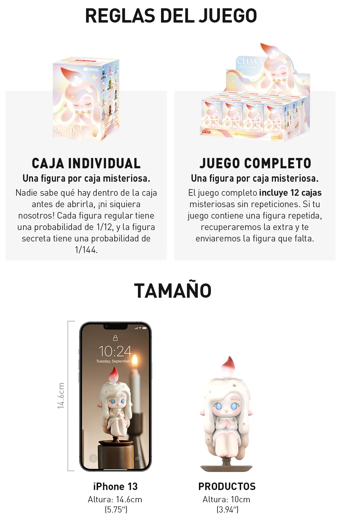 CHAKA- Figura "Light Sprite Series" - POP MART (Mexico)