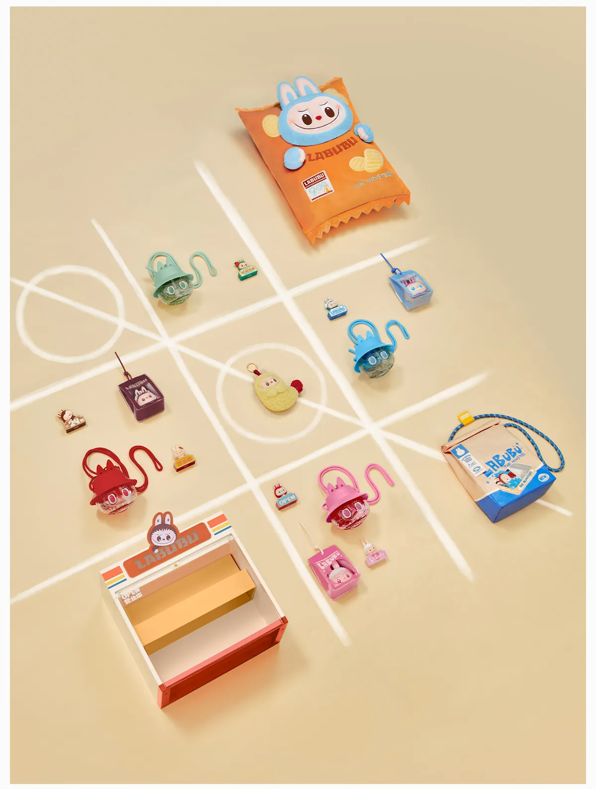 THE MONSTERS - "¡Fiesta bipolar!" Peluches Reversibles - POP MART (Canada)