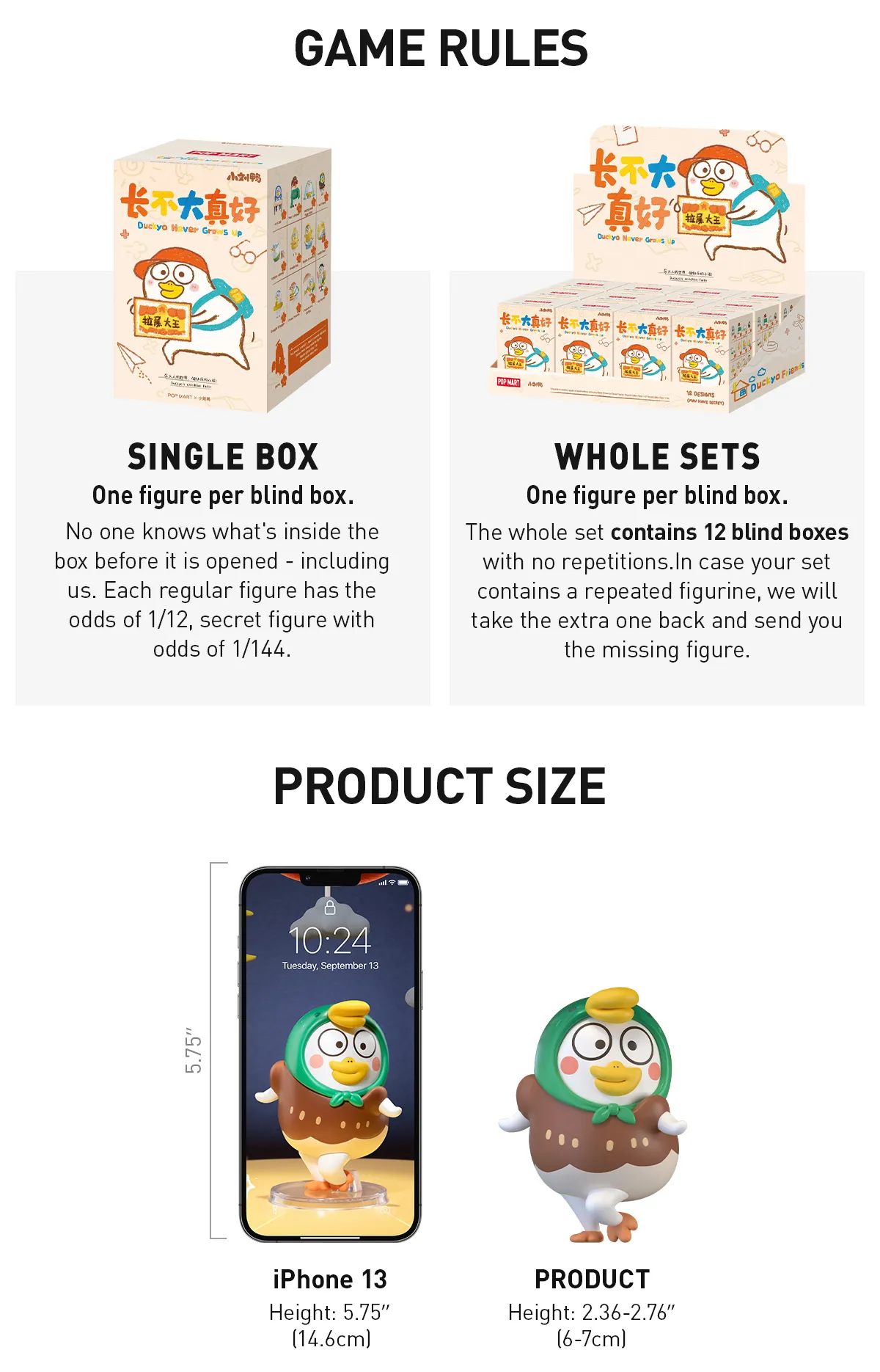 Duckyo Never Grows Up Series Figures - POP MART (United States)