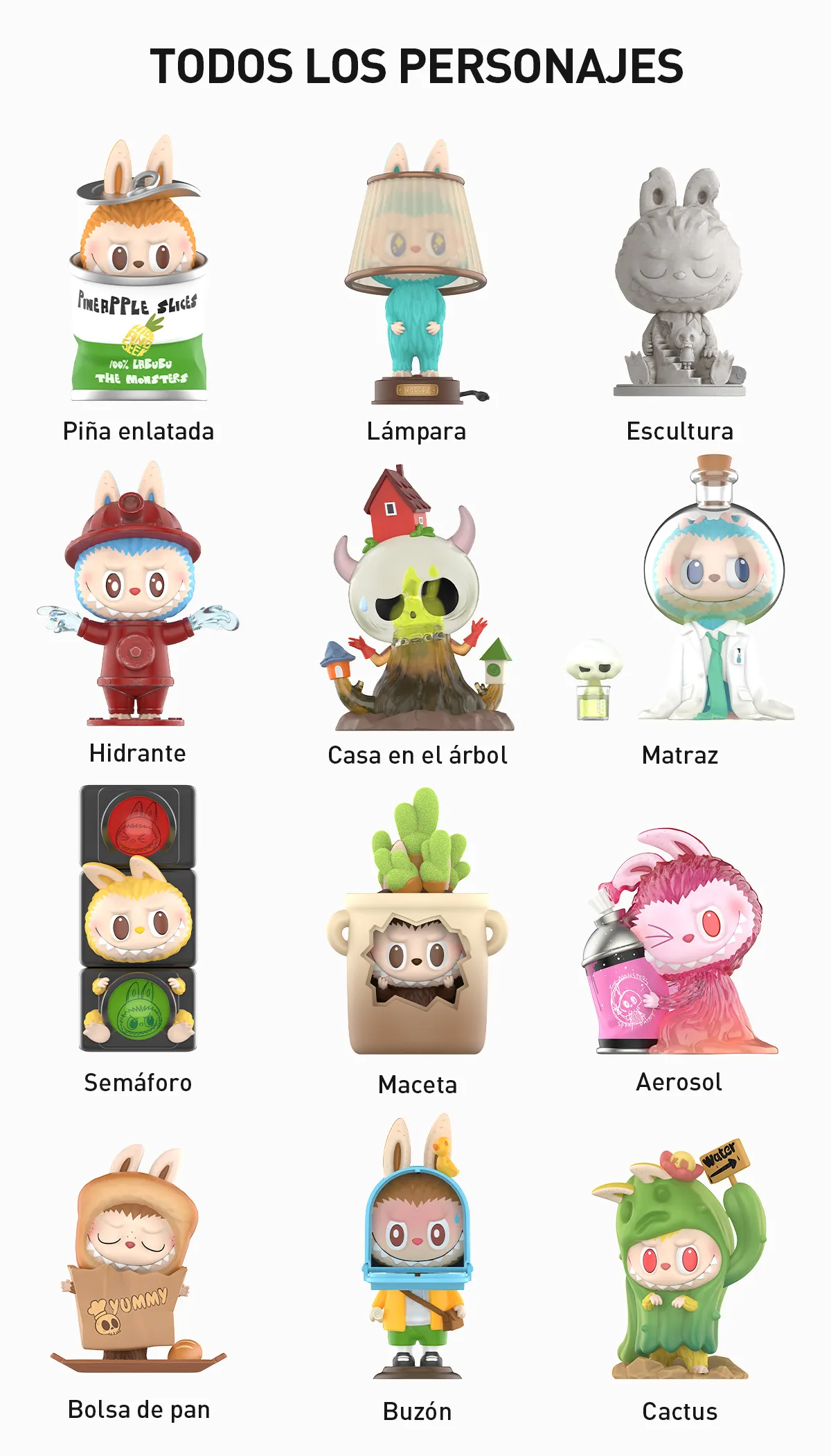 POP NOW:THE MONSTERS Almost Hidden Series Figures - POP MART (Mexico)
