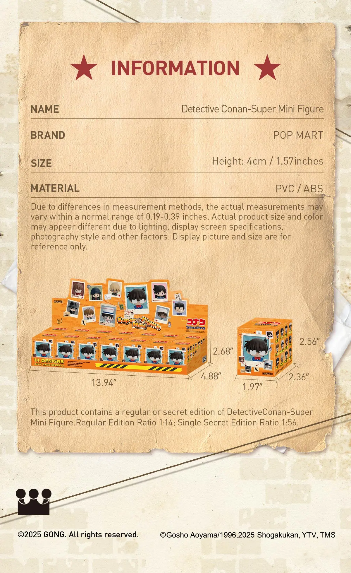 Detective Conan-Super Mini Figure - POP MART (Canada)