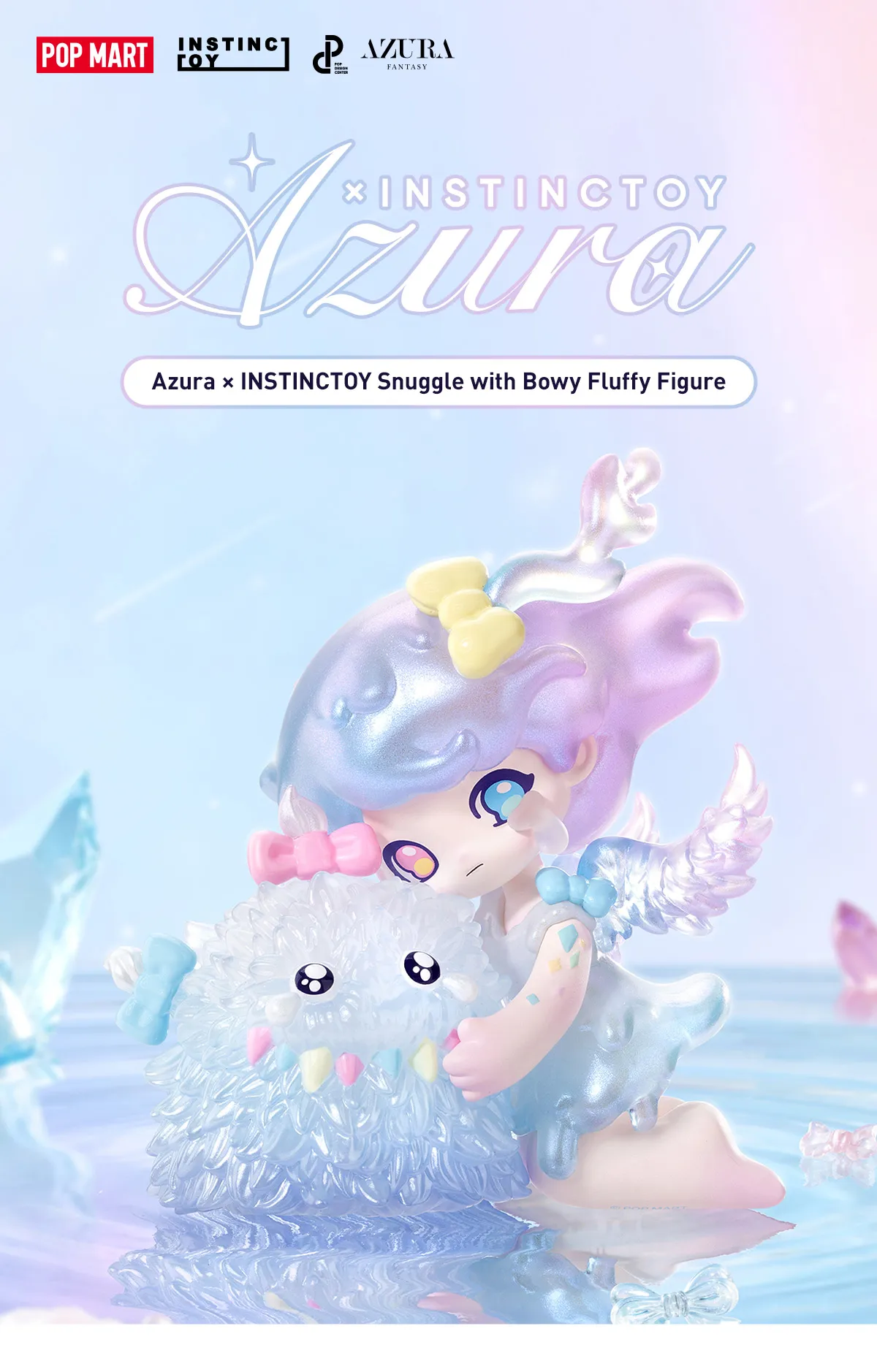Azura × INSTINCTOY Snuggle with Bowy Fluffy Figure - POP MART (United ...