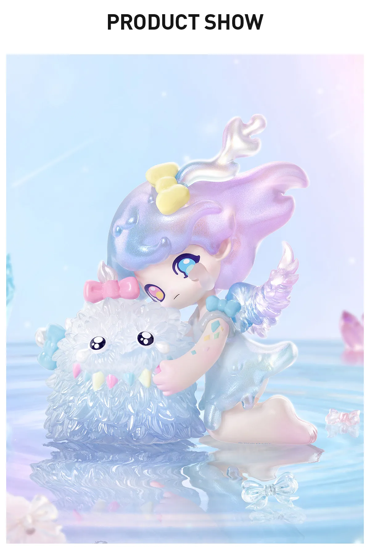Azura × INSTINCTOY Snuggle with Bowy Fluffy Figure - POP MART (United ...