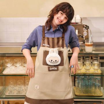 POP BEAN Coffee Factory Series-LABUBU Apron - POP MART (United States)