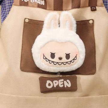 POP BEAN Coffee Factory Series-LABUBU Apron - POP MART (United States)