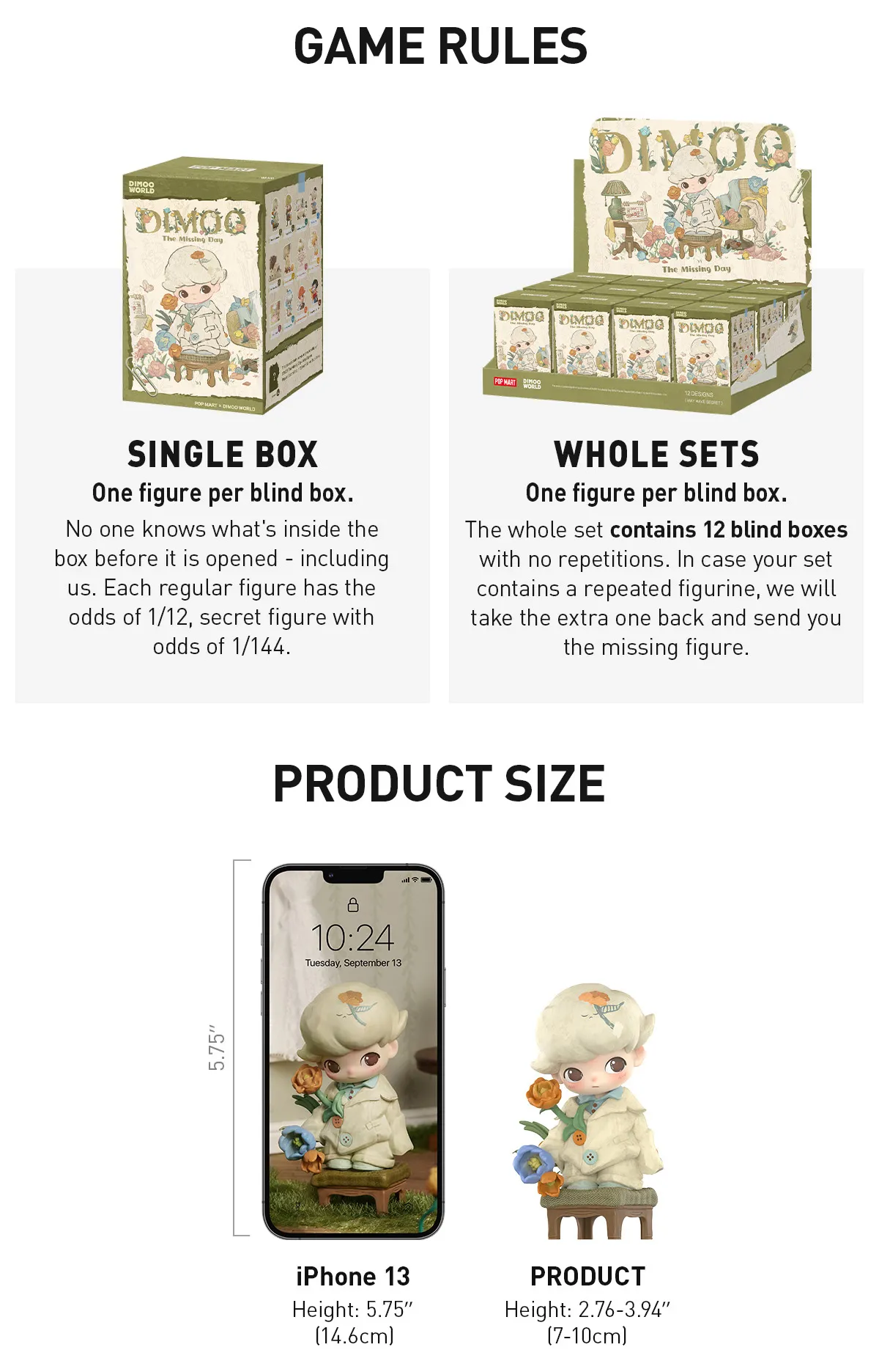 DIMOO The Missing Day Series Figures - POP MART (United States)