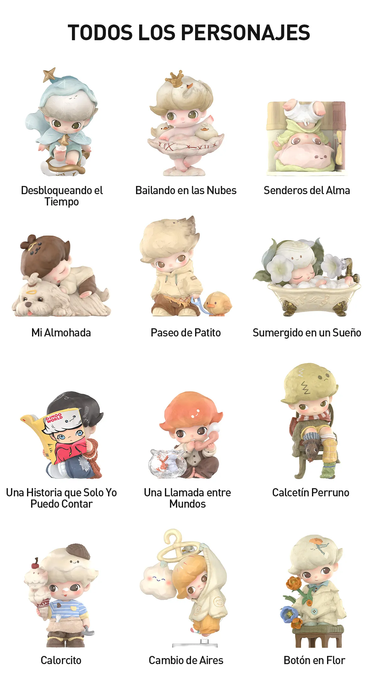DIMOO – colección“El Día Perdido” Figuras - POP MART (Mexico)