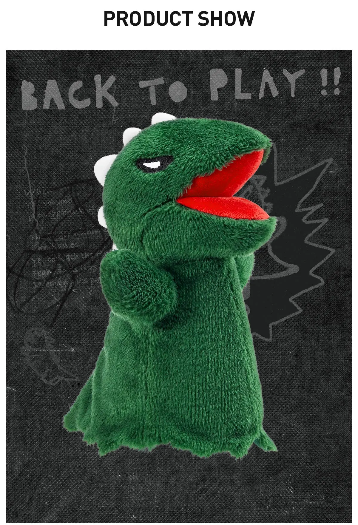 Hirono Dino Plush Hand Puppet - POP MART (United States)