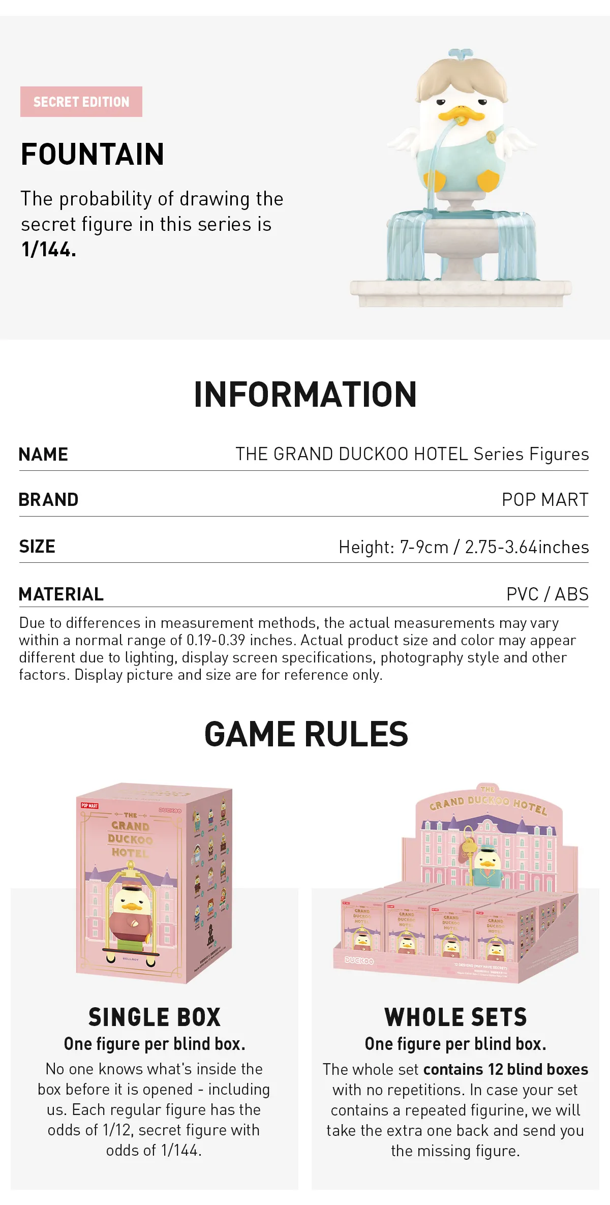 POP NOW:The Grand DUCKOO Hotel Series Figures - POP MART (United States)