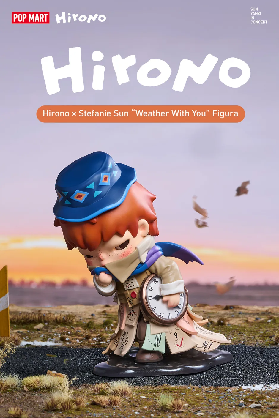 Hirono × Stefanie Sun “Weather With You” Figura - POP MART (Mexico)