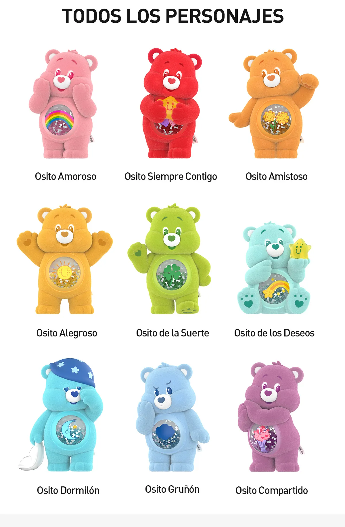 Ositos Cariñositos – Colección “Abrazos de Colores” Figuras en Cajas ...
