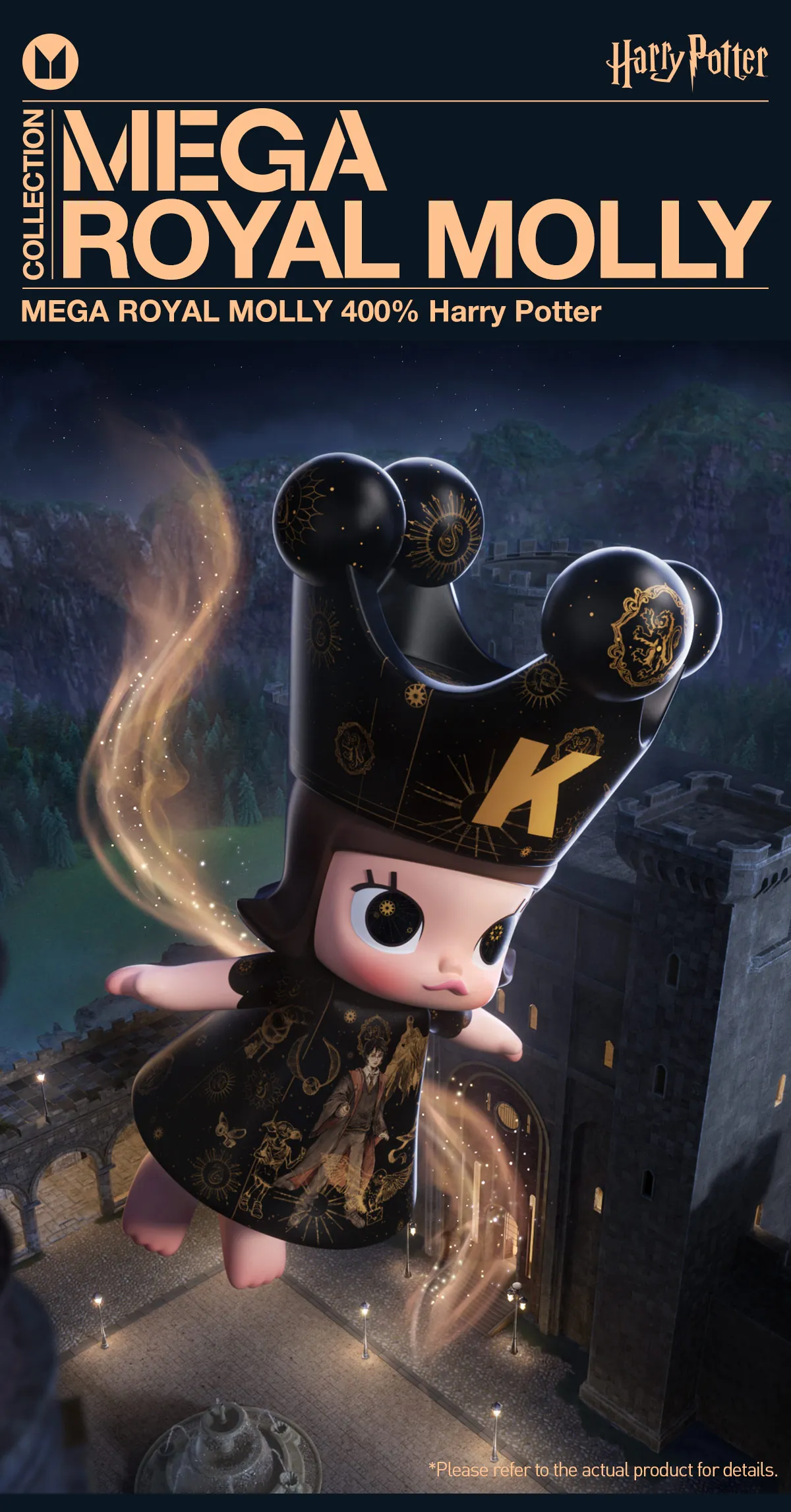 MEGA ROYAL MOLLY 400% Harry Potter - POP MART (United States)
