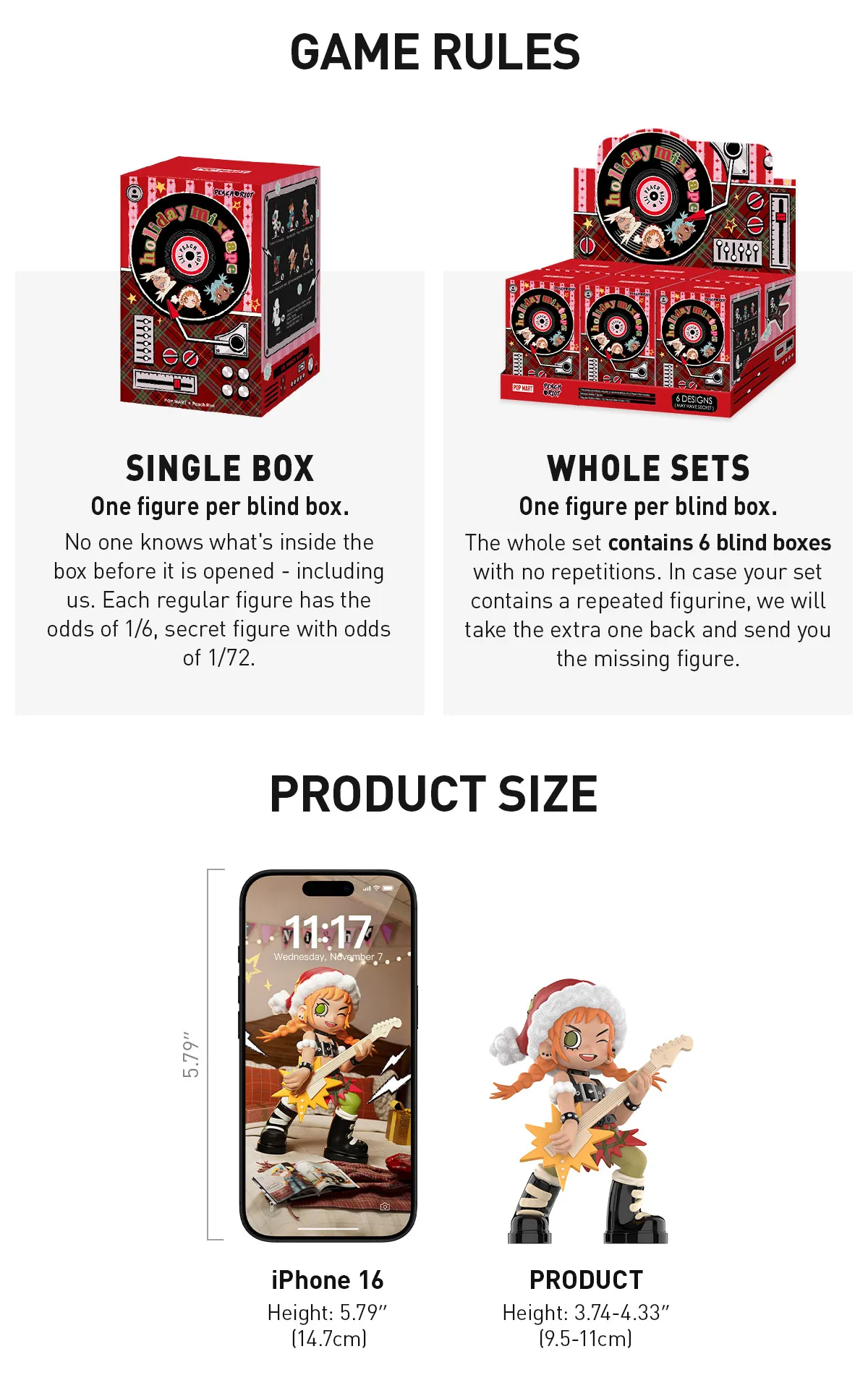 Lil Peach Riot Holiday Mixtape Series Figures - POP MART (United States)