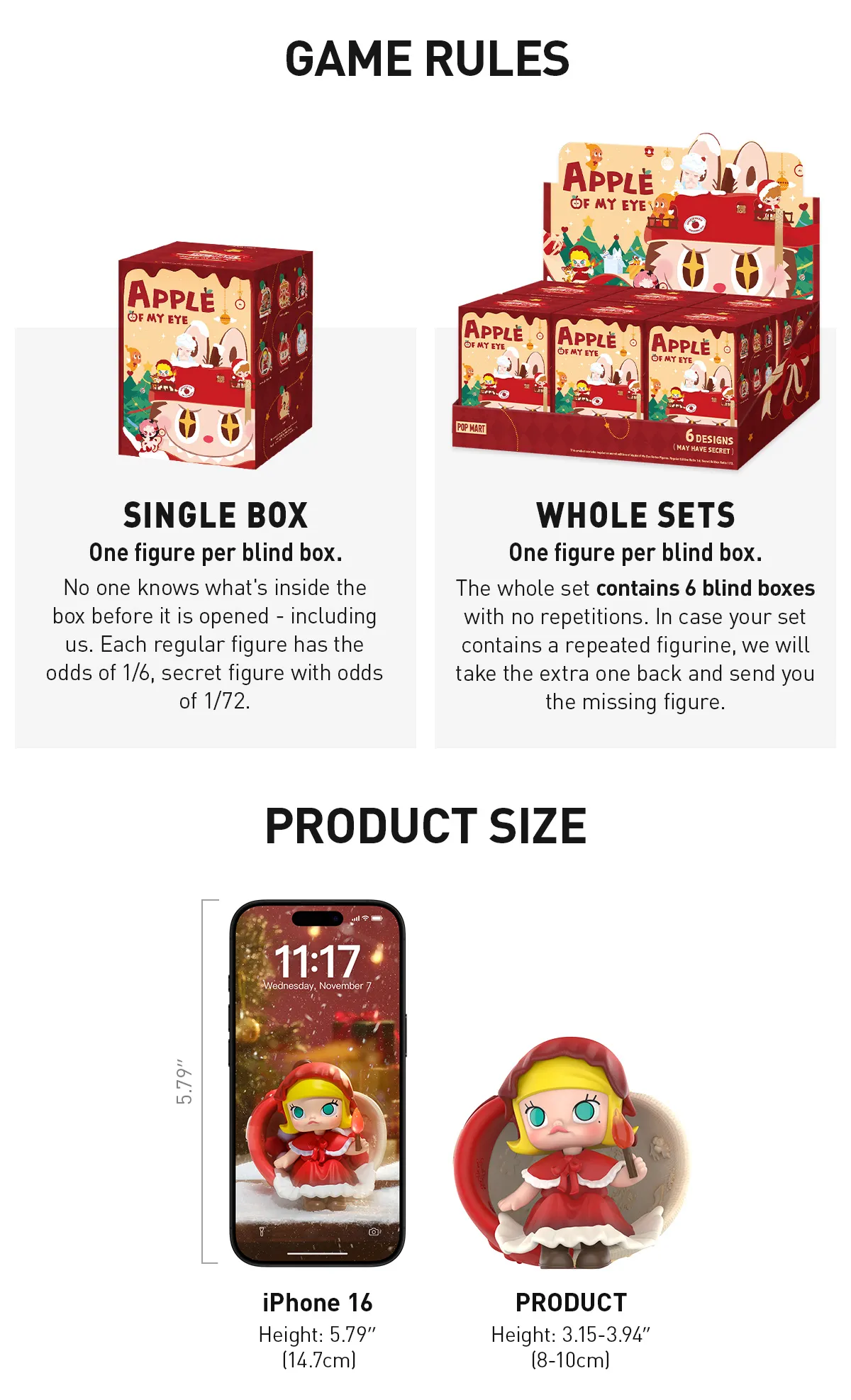 POP NOW:Apple of My Eye Series Figures - POP MART (United States)
