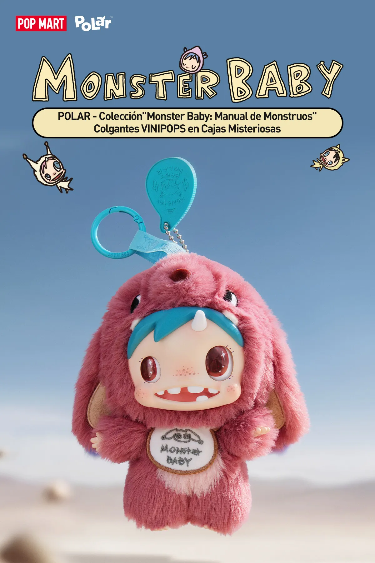 POLAR - Colección"Monster Baby: Manual de Monstruos"Colgantes VINIPOPS ...