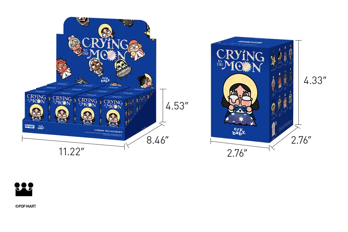 POP NOW:CRYBABY CRYING TO THE MOON SERIES FIGURES - POP MART (United ...