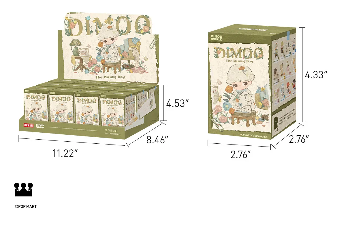 POP NOW:DIMOO The Missing Day Series Figures - POP MART (United States)