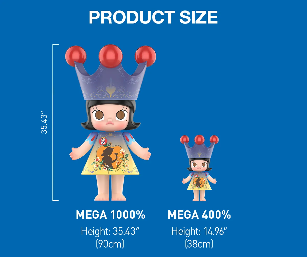 MEGA ROYAL MOLLY 1000% Snow White - POP MART (United States)