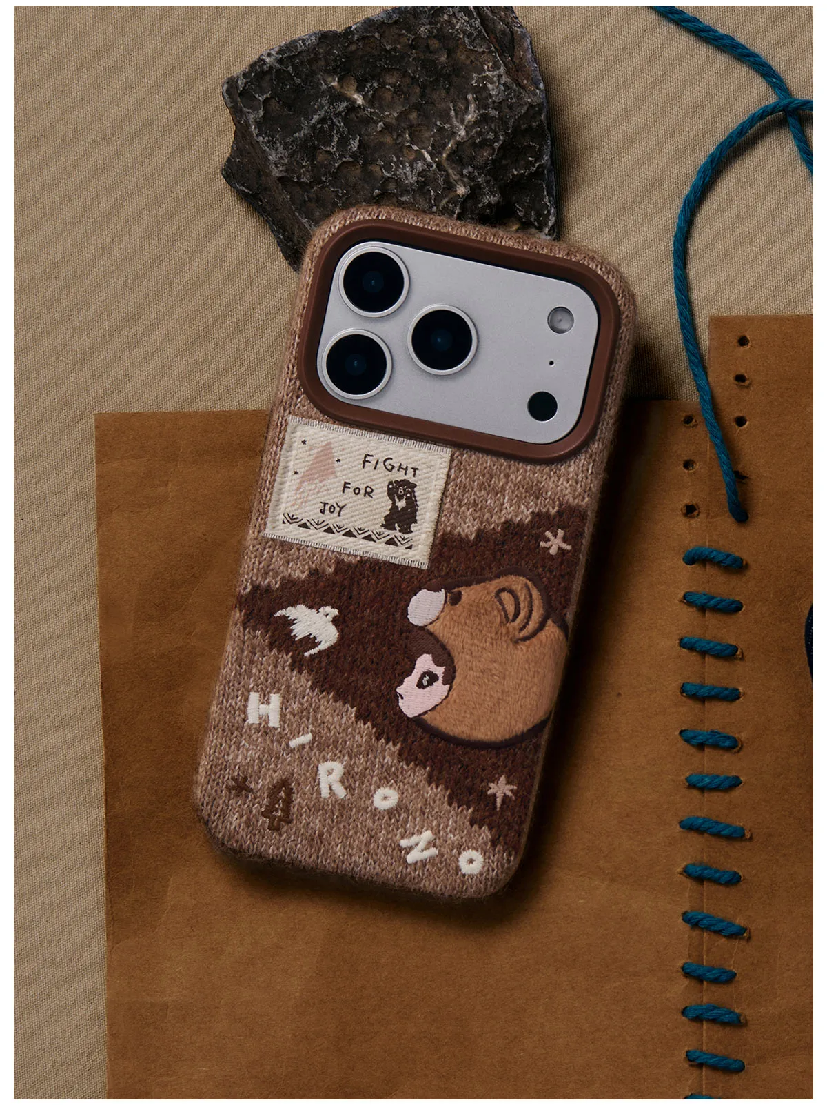 Hirono Road Journal Series-Knitted Phone Case - POP MART (United States)