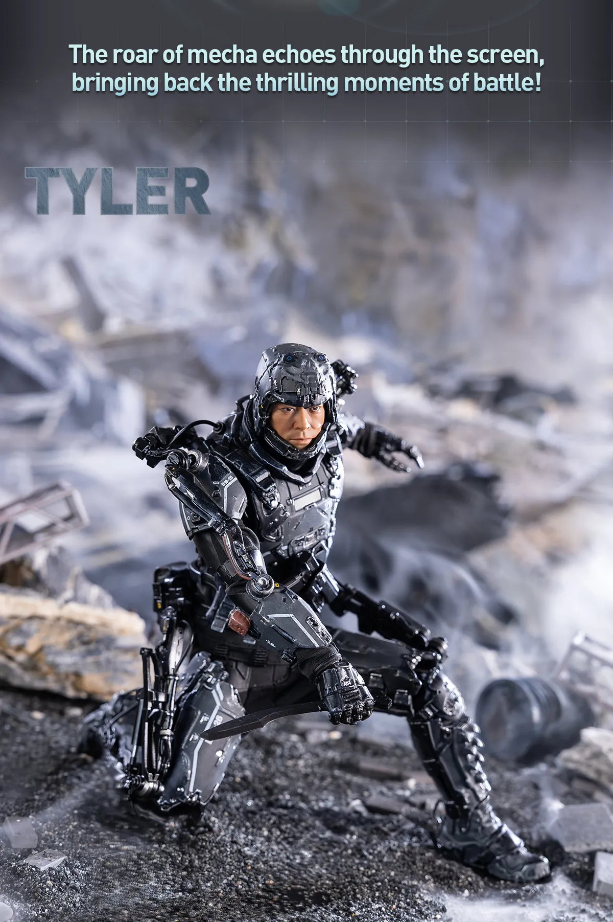 Warriors of Future: Tyler 1/8 Collectible Action Figure - POP MART ...