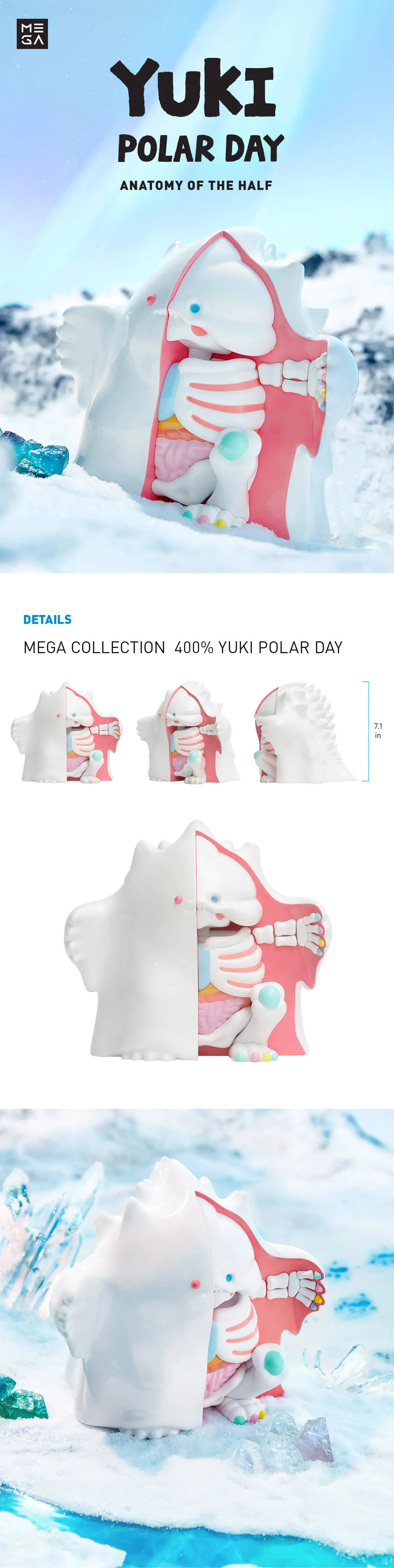 MEGA COLLECTION 400% YUKI Polar Day - POP MART (United States)