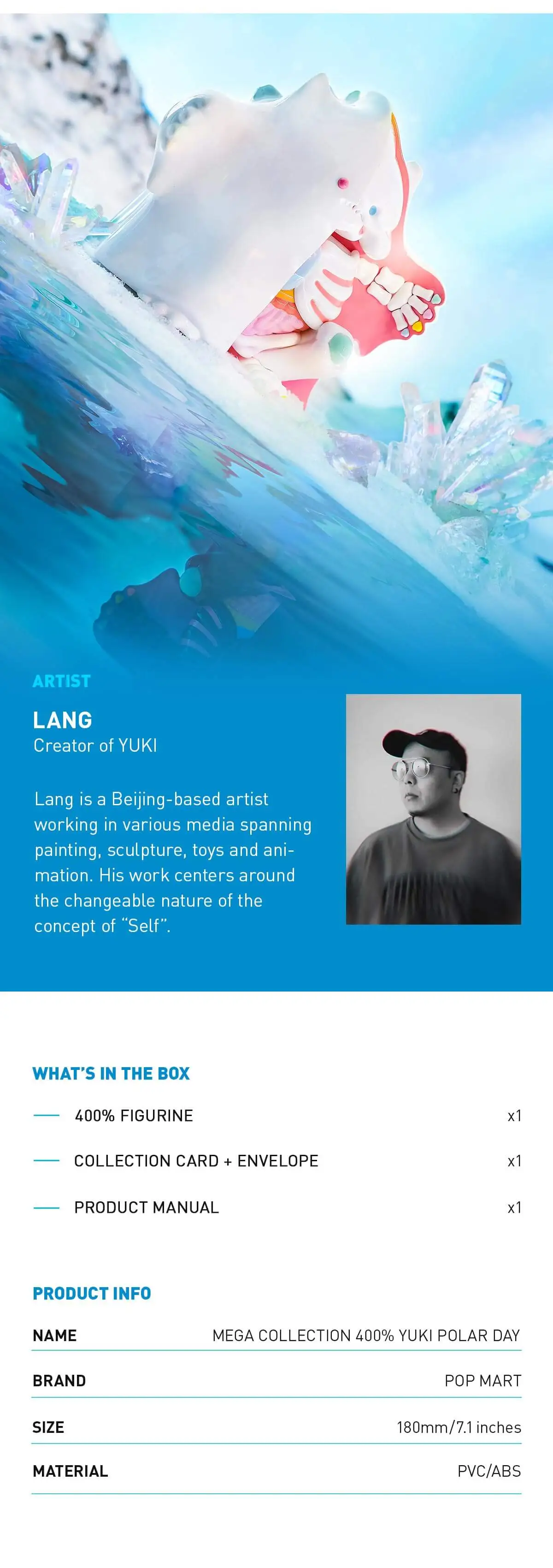 MEGA COLLECTION 400% YUKI Polar Day - POP MART (United States)