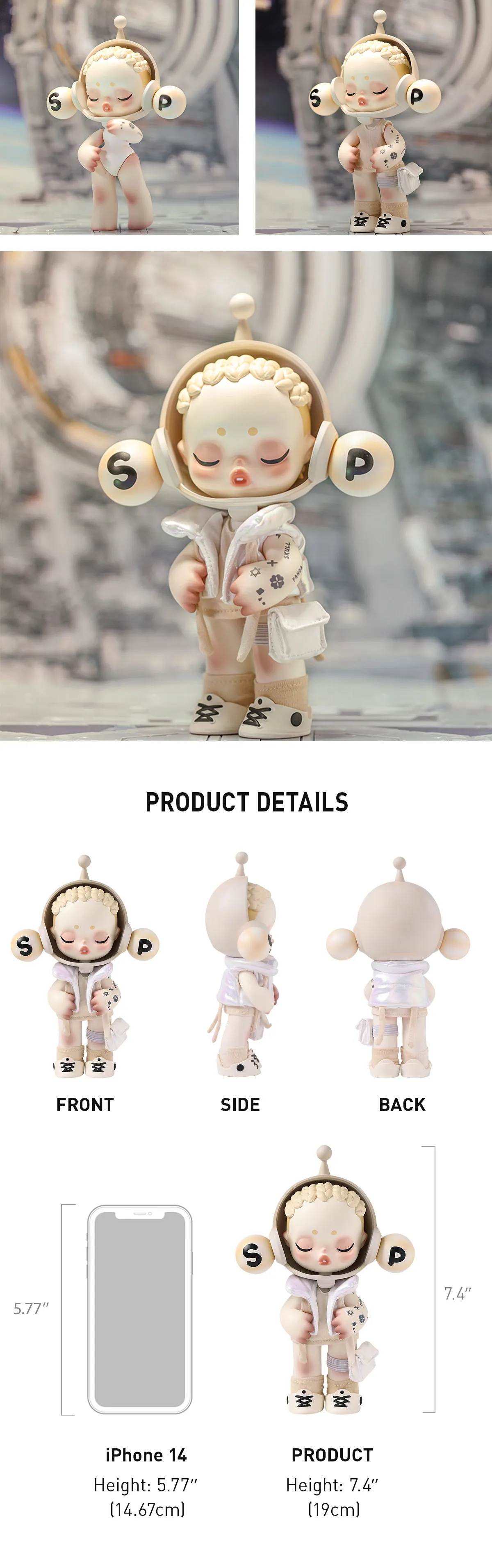SKULLPANDA OOTD Light Chaser Figurine - Designer Figurine - POP MART ...